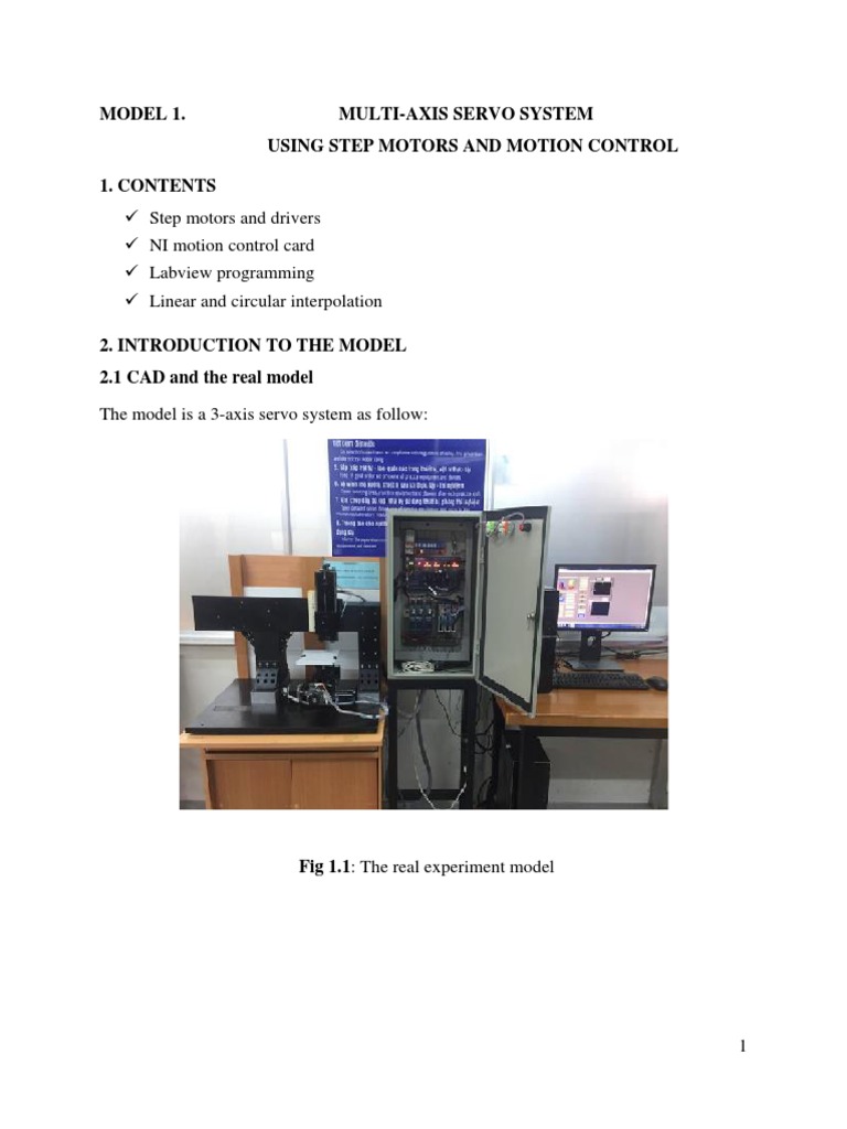 M1. Multi Axis Servo System Using Step Motors and Motion Control PDF ... M1. Multi Axis Servo System Using Step Motors and Motion Control PDF ...