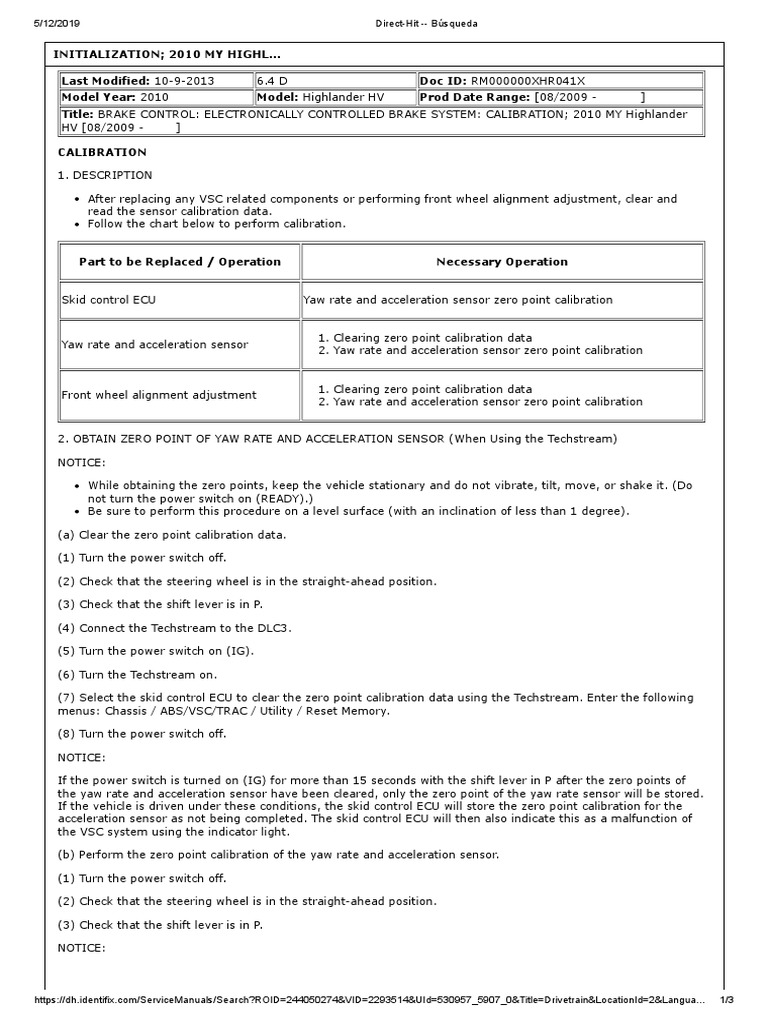 Abs Highlander 3 | Download Free PDF | Anti Lock Braking System ...