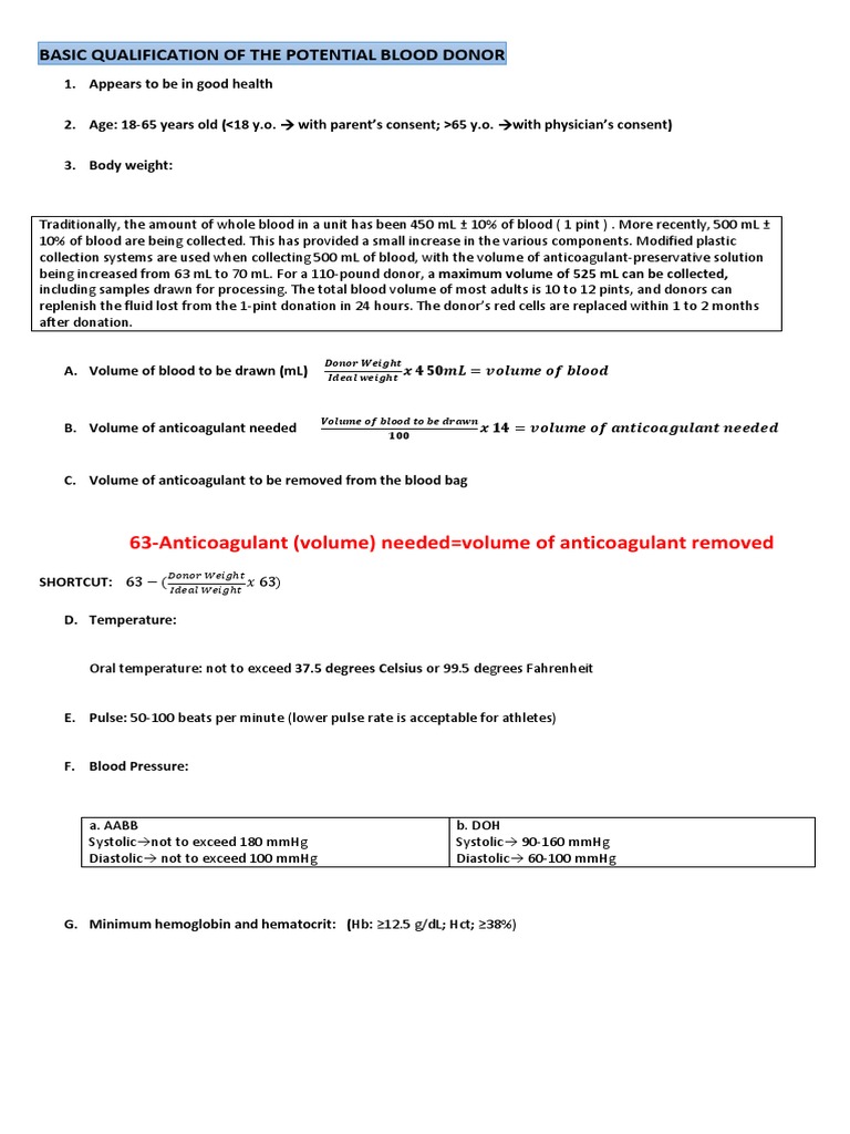 1 Blood Transfusion Practice and Quality Control PDF | PDF | Blood ...