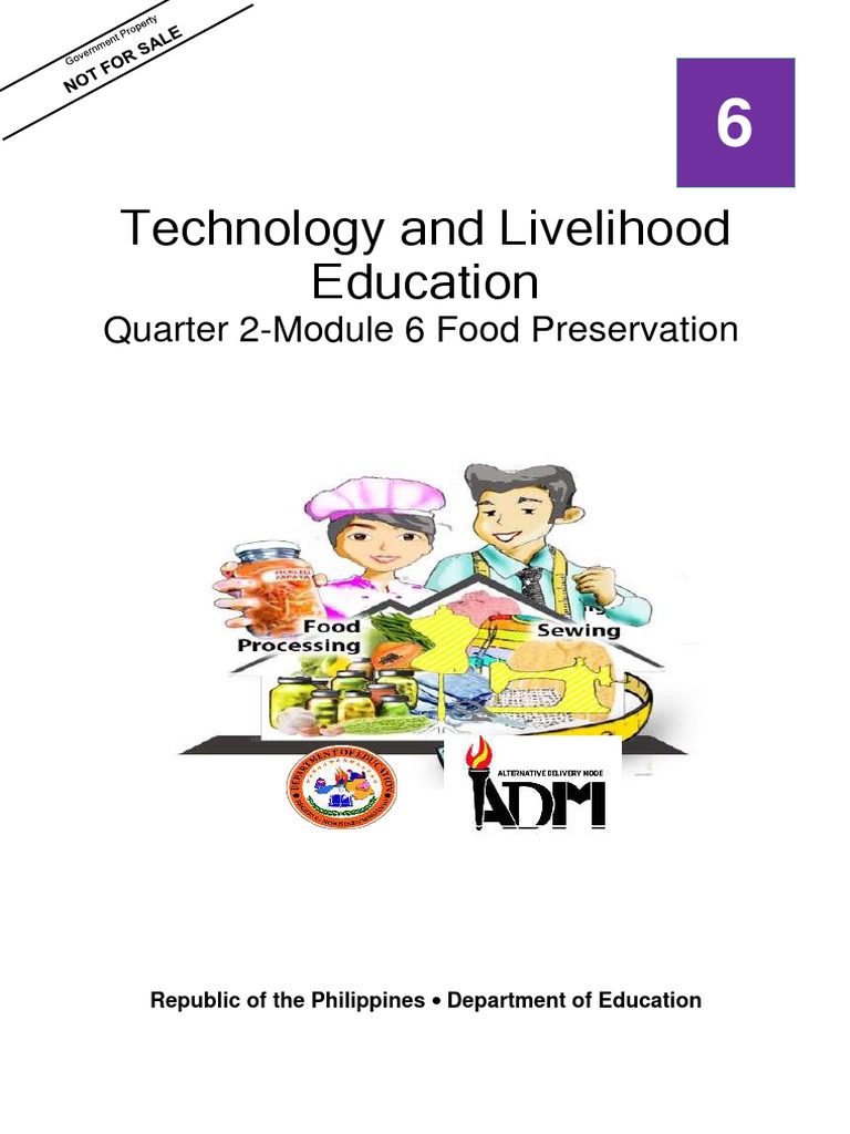 TLE6 Q2 Mod6 v4 FoodPreservation v4 | PDF | Food Preservation | Pickling