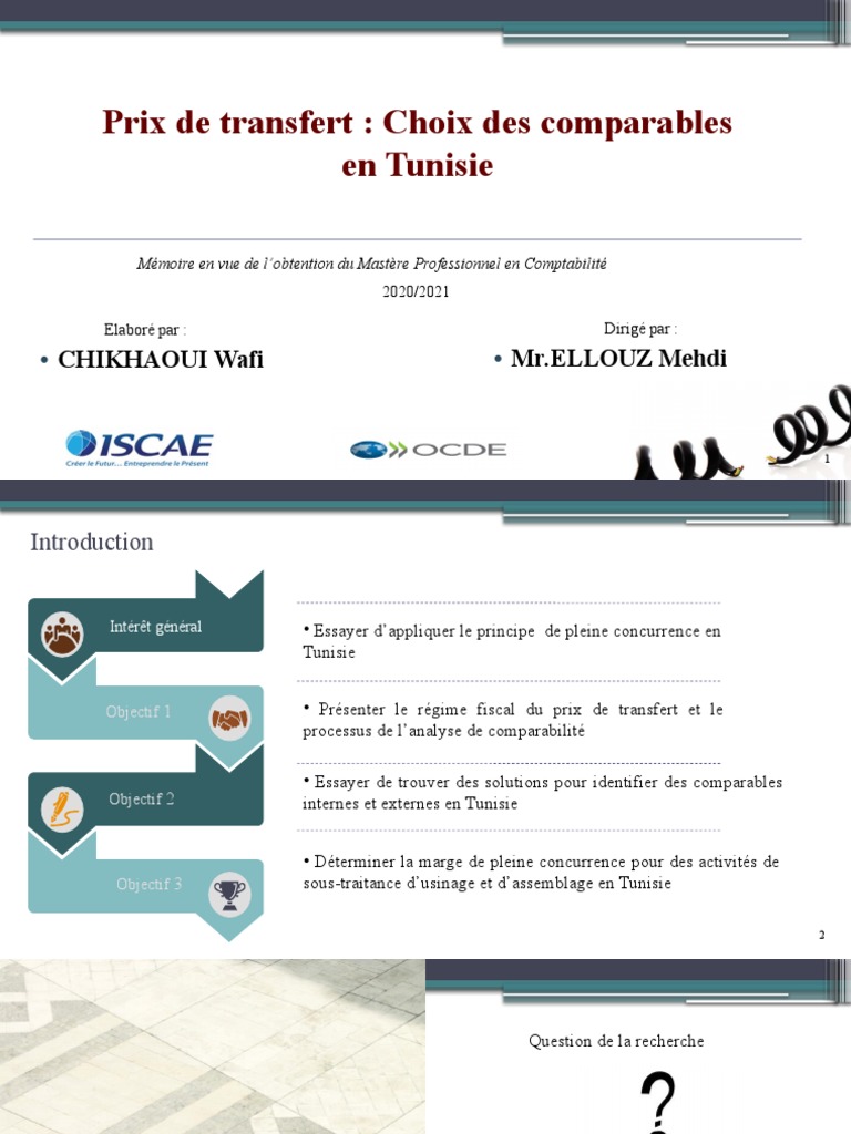 Présentation Prix de Transfert Wafi Chikhaoui | Télécharger ...