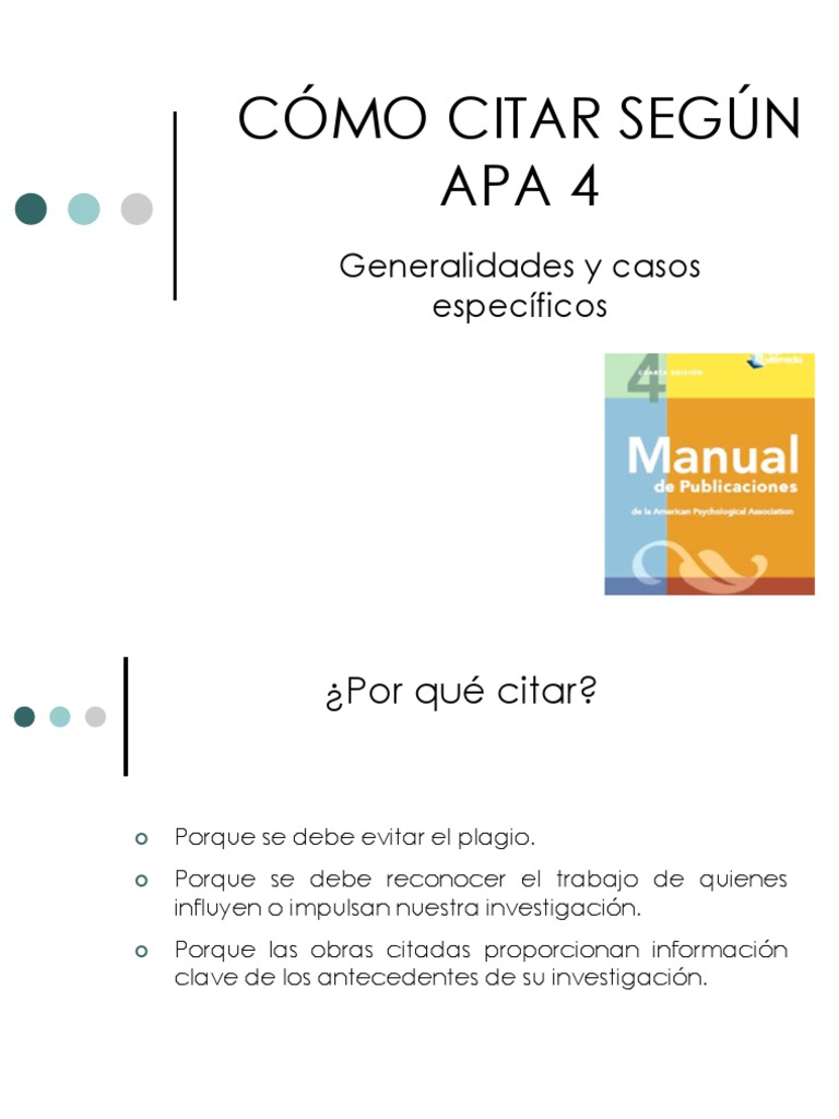 Cómo Citar Según APA 4 | PDF | Rabindranath Tagore