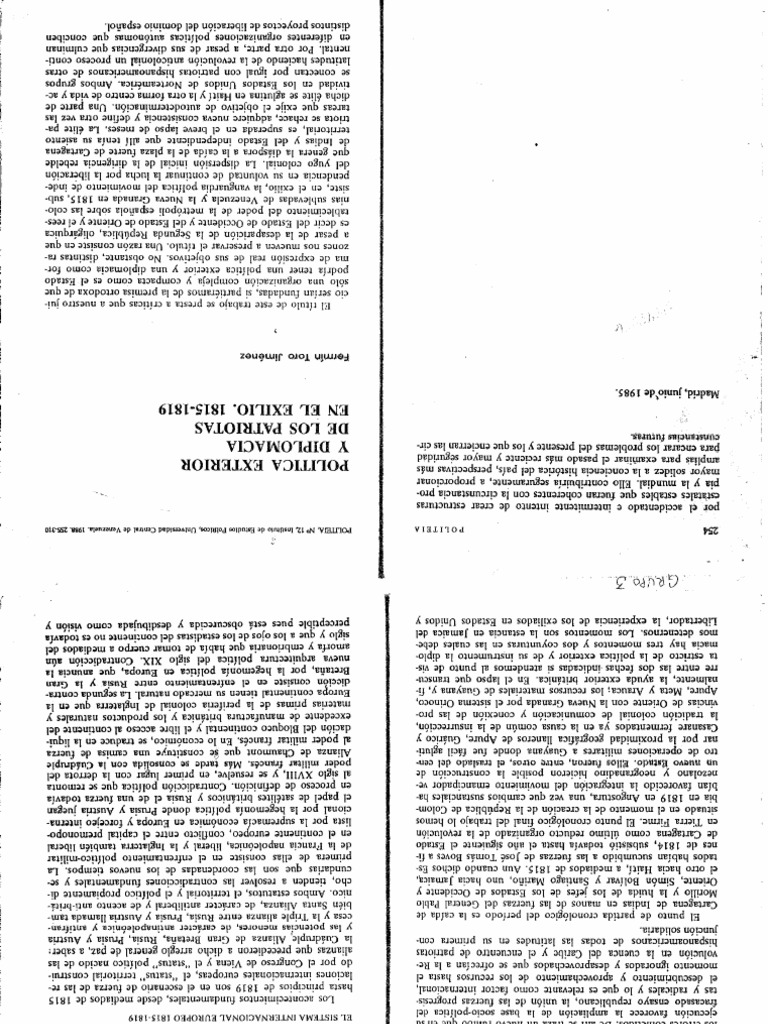 Fermin Toro Politeia 12 PDF | PDF