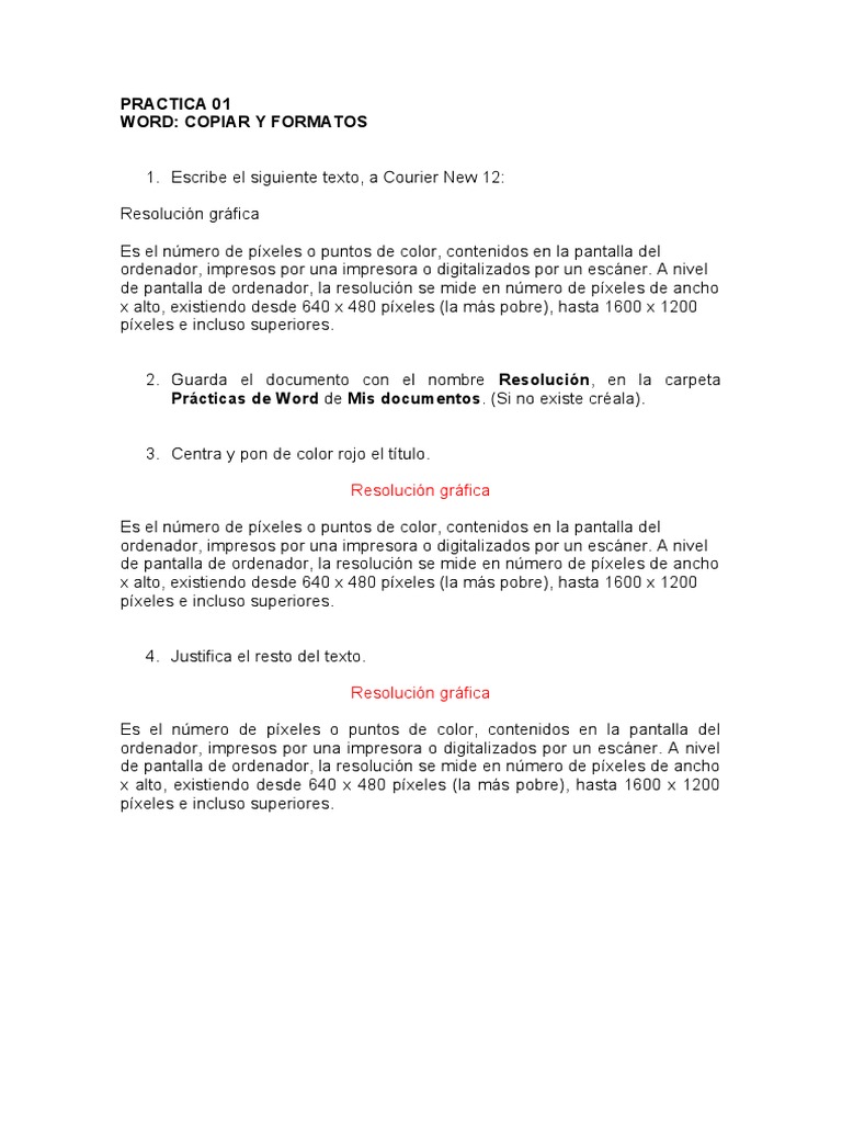 Copiar Formatos y Colores en Word | PDF