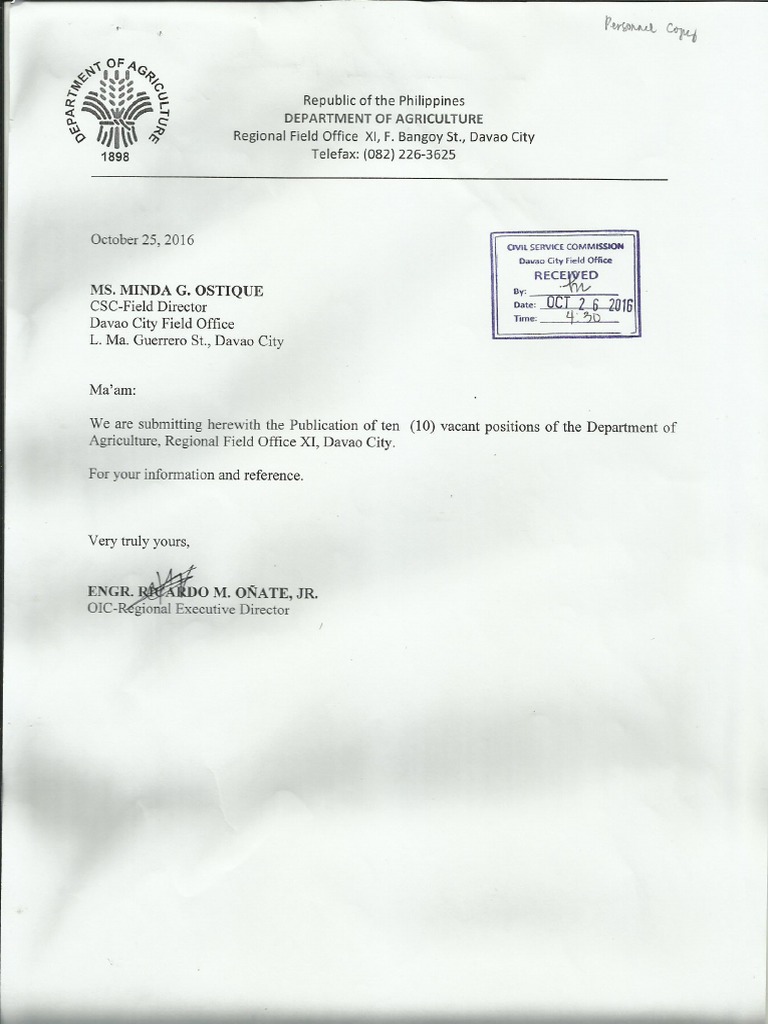 DA11 Vacant Positions PDF | PDF