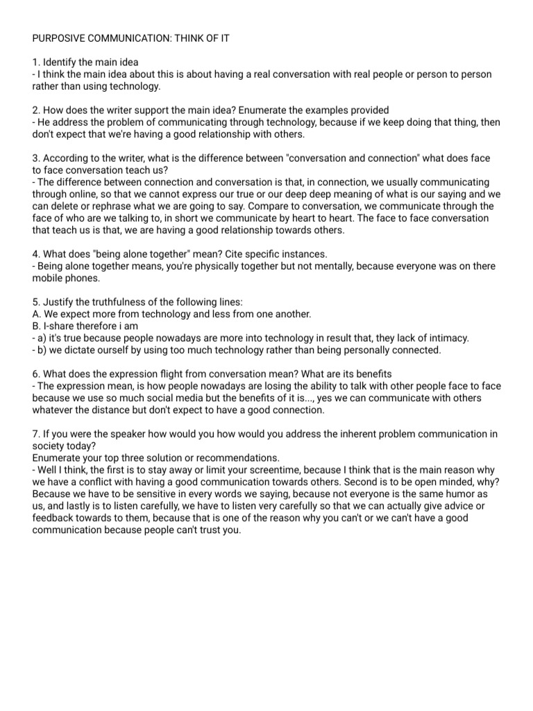 GRR | PDF | Communication | Conversation