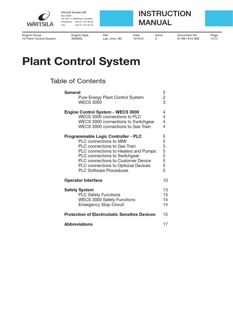 WECS4 | PDF | Programmable Logic Controller | Electrostatic Discharge