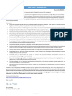 Pdo Hse Policy | PDF | Safety | Public Sphere