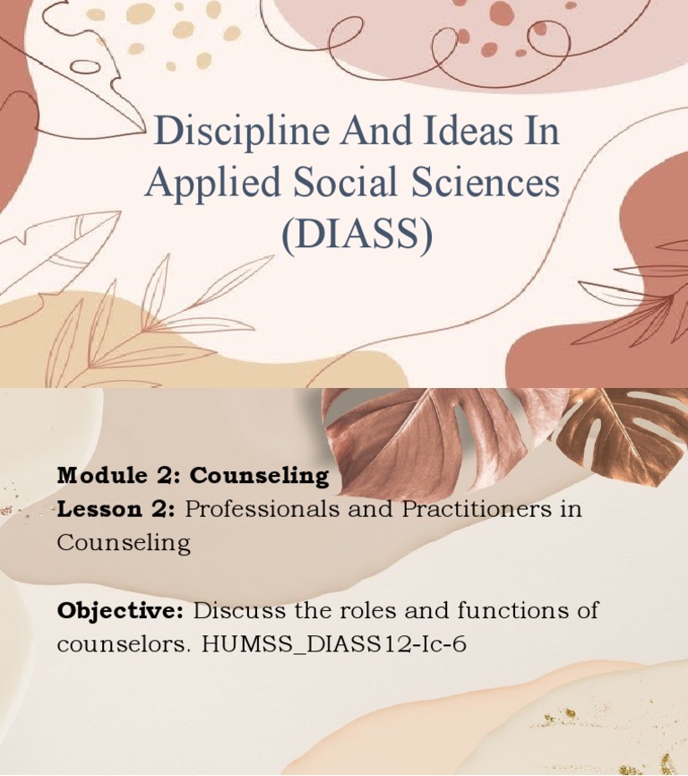 DIASS Module 2 Lesson 3 | PDF
