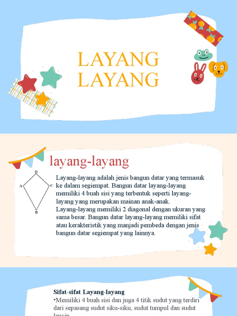 Sifat dan Rumus Layang-Layang | PDF | Seni & Disiplin Bahasa