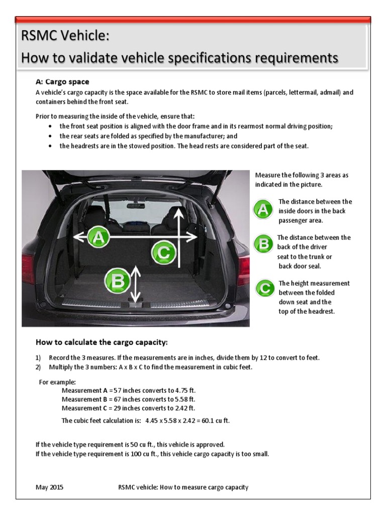How To Validate Vehicle Specififcations Requirements e | PDF | Door | Cargo