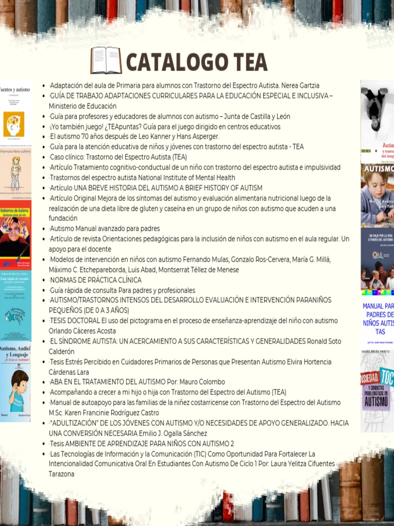 Catalogo Tea PDF | Descargar gratis PDF | Espectro autista | Síndrome ...