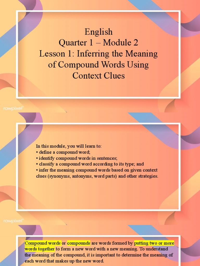 Q1 English 5 Module 2 | Download Free PDF | Word | Cognition