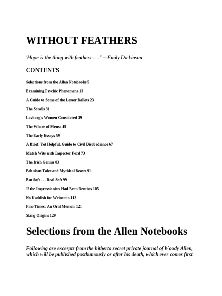 Without Feathers | PDF | Abraham | Ghosts