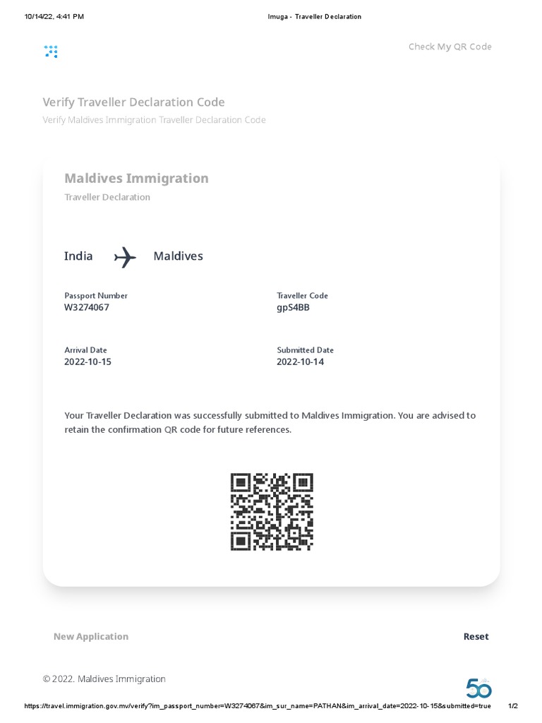 Imuga - Traveller Declaration PDF | PDF