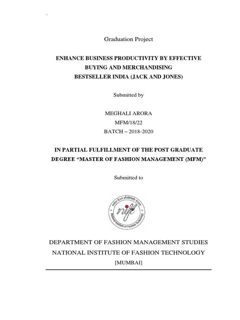 Meghali - GP Report | PDF | Fashion | Brand