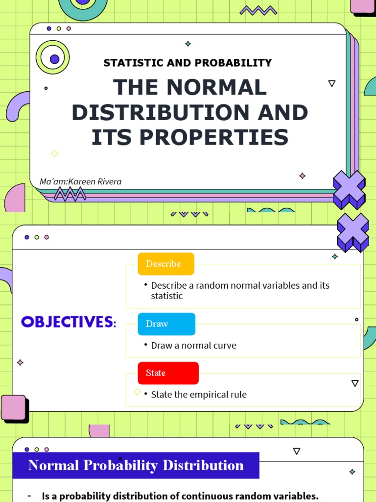 Properties of Normal Distribution | PDF | Normal Distribution ...