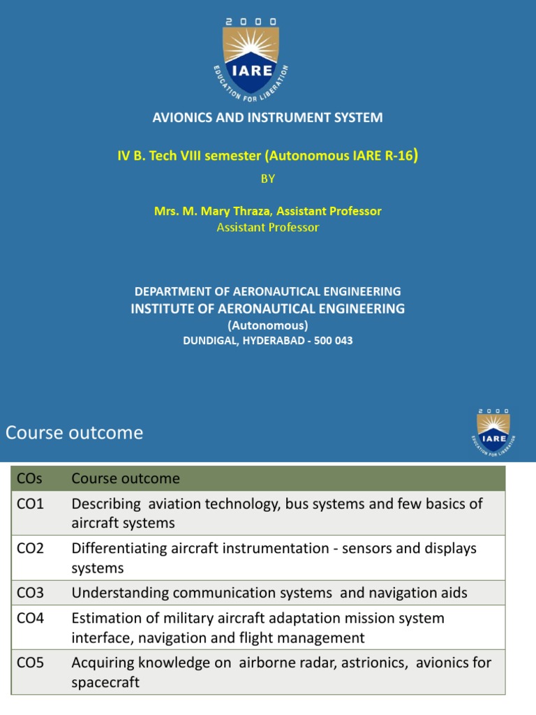 Avionics Systems Architecture: An Overview of Modular and Integrated ...
