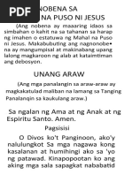 Tagalog-Novena To Santo Nino (Bookfold) | PDF