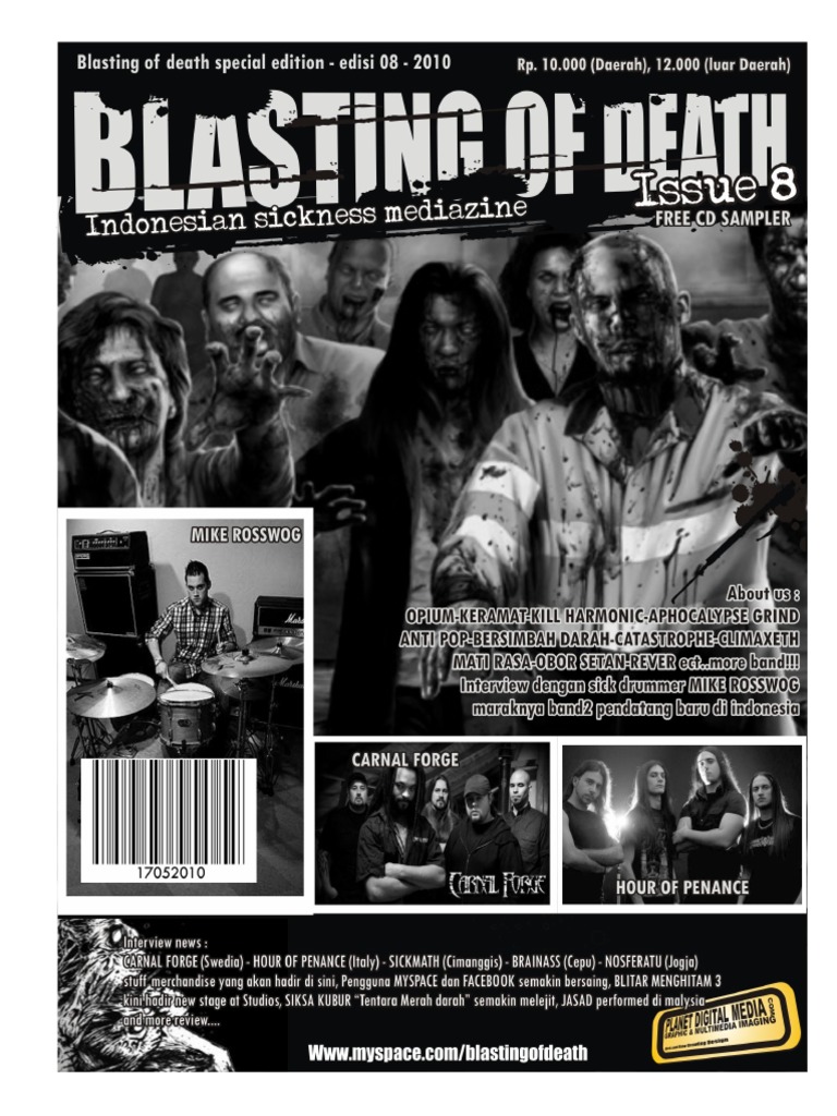 Blasting of Death Zine - Issue #8 (2010) | PDF