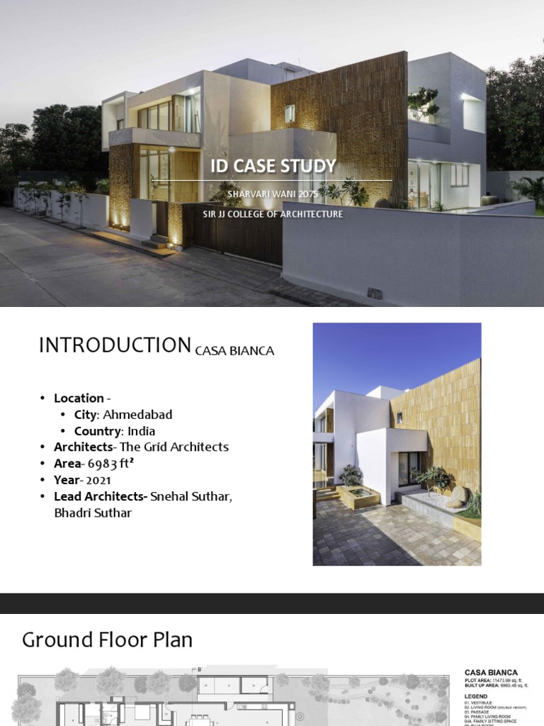 Bungalow Case Study - Casa Bianca | PDF | Interior Design | Architectural Design