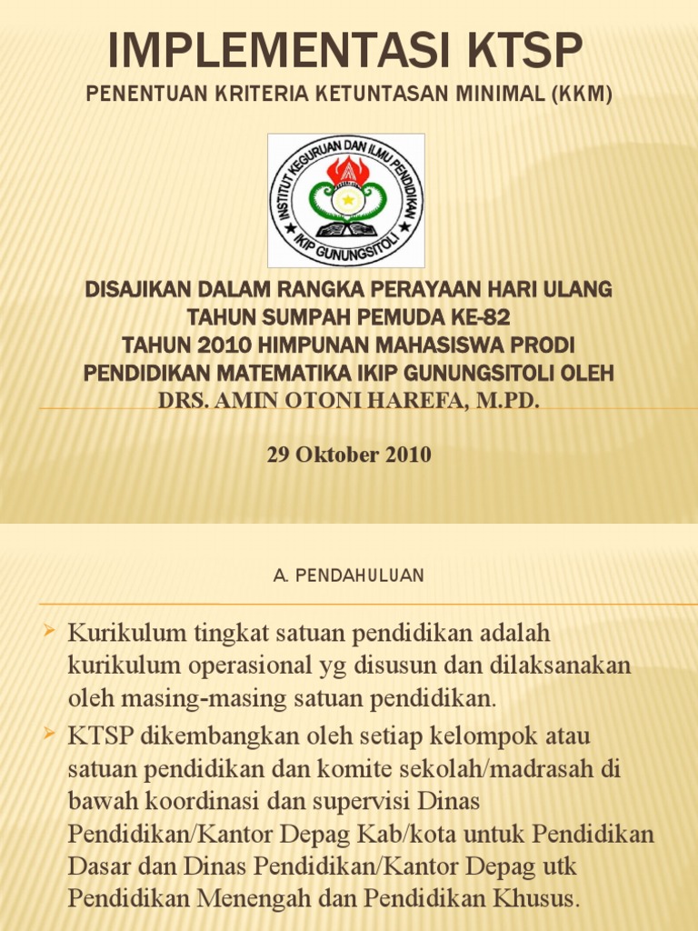 PENENTUAN KBM Atau KKM | PDF