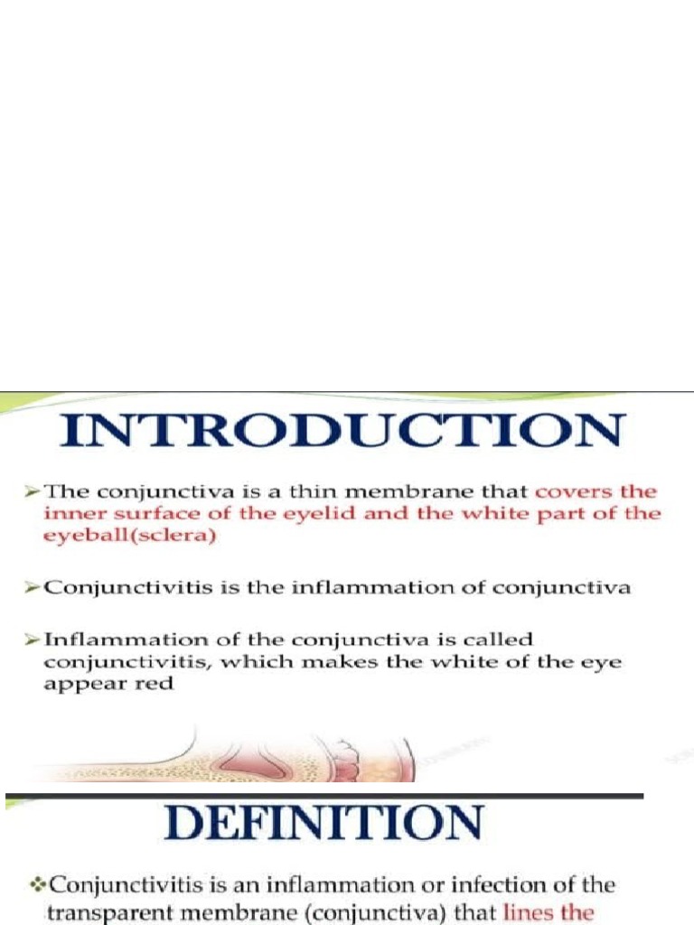 Conjunctivitis | PDF
