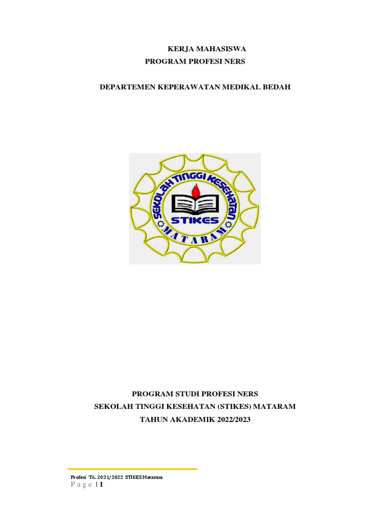 Panduan Asuhan Keperawatan STIKES Mataram | PDF