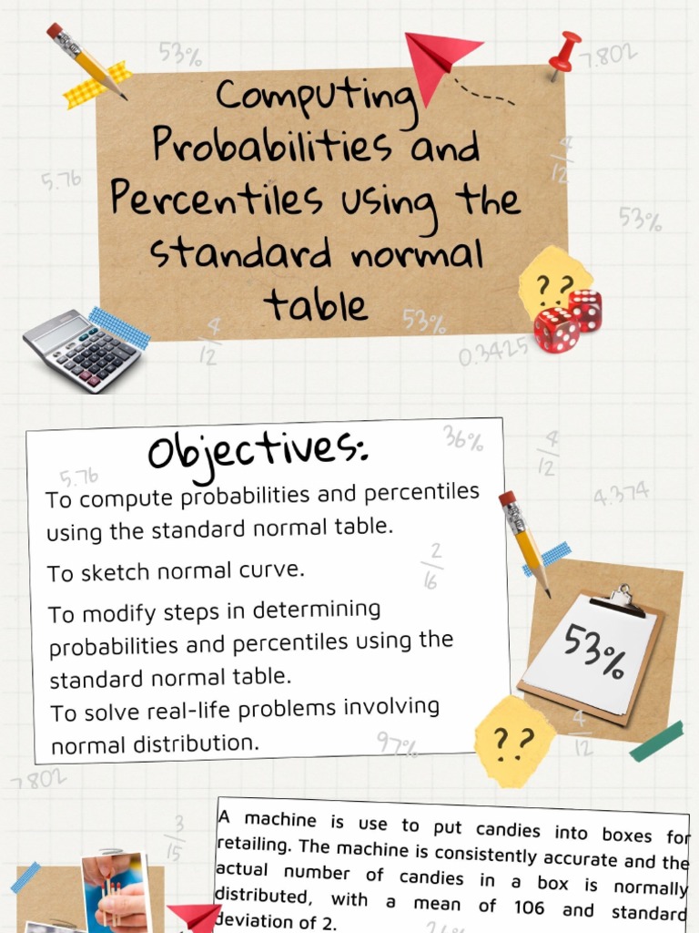 Probabilities and Percentiles | PDF | Percentile | Normal Distribution