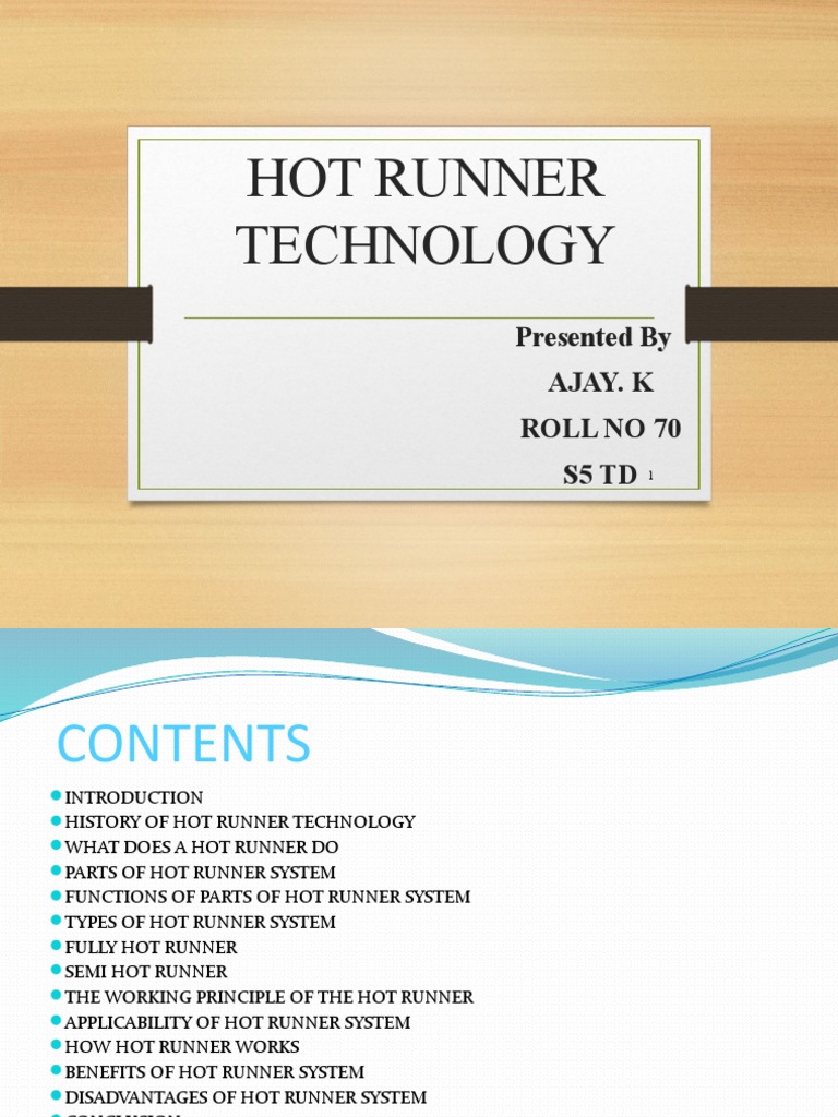 Hot Runner Technology | PDF | Building Materials | Manufactured Goods