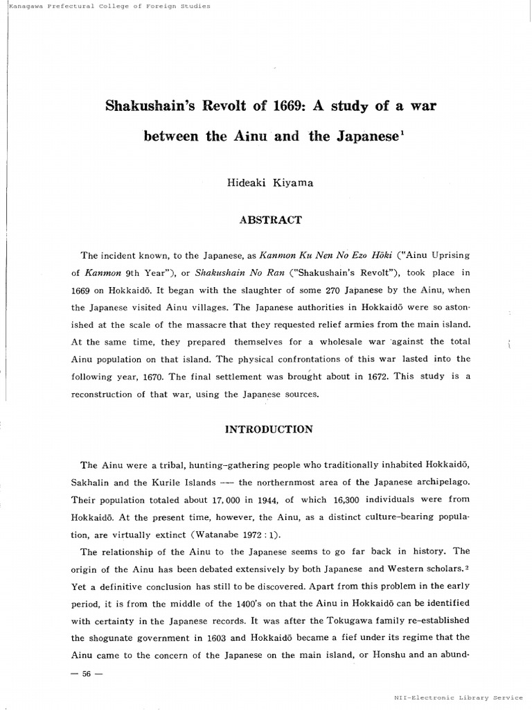 Shakushain | PDF | Japan | Feudal Japan