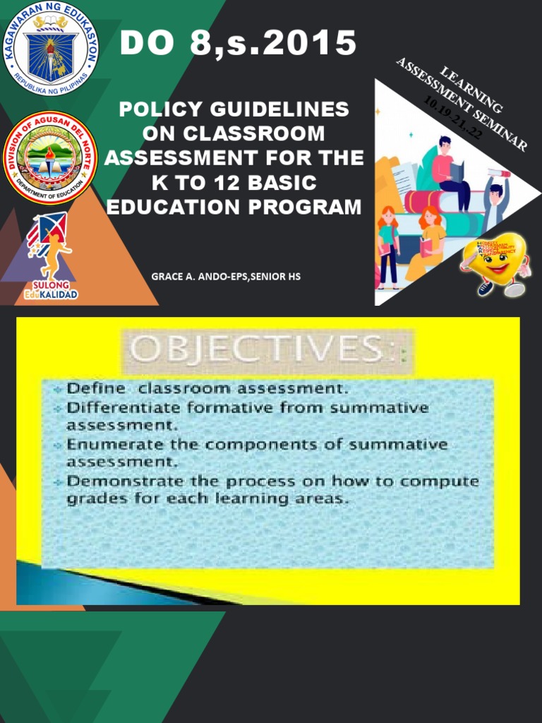 Do8s2015 Final | PDF | Educational Assessment | Learning