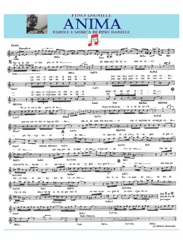 Anima Pino Daniele | PDF