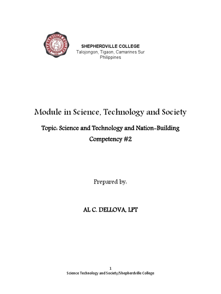 Sts2 Prelim Pdf Science Philippines