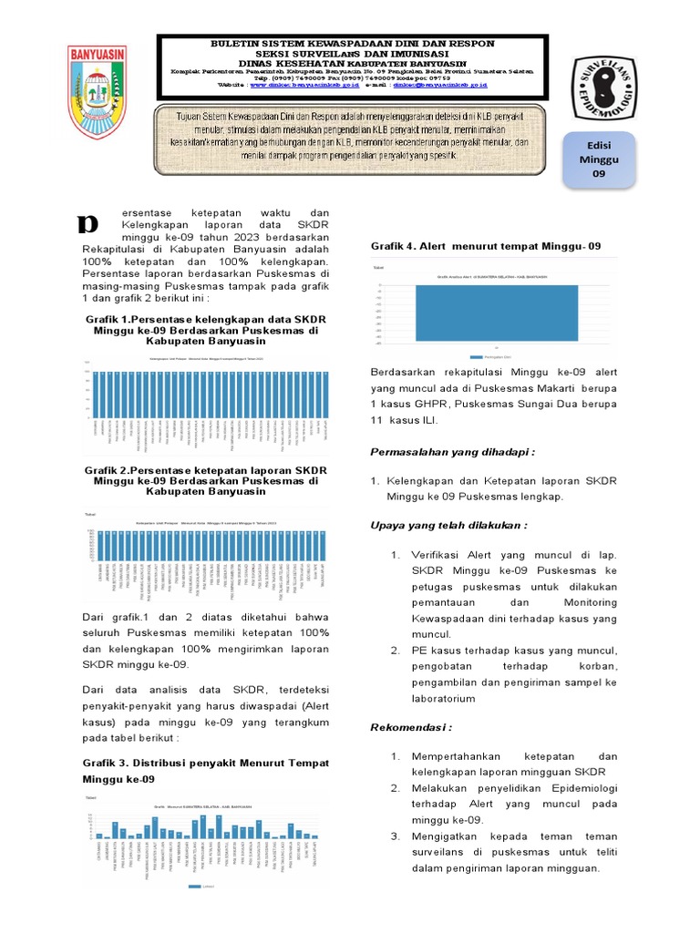 Buletin SKDR Banyuasin | PDF