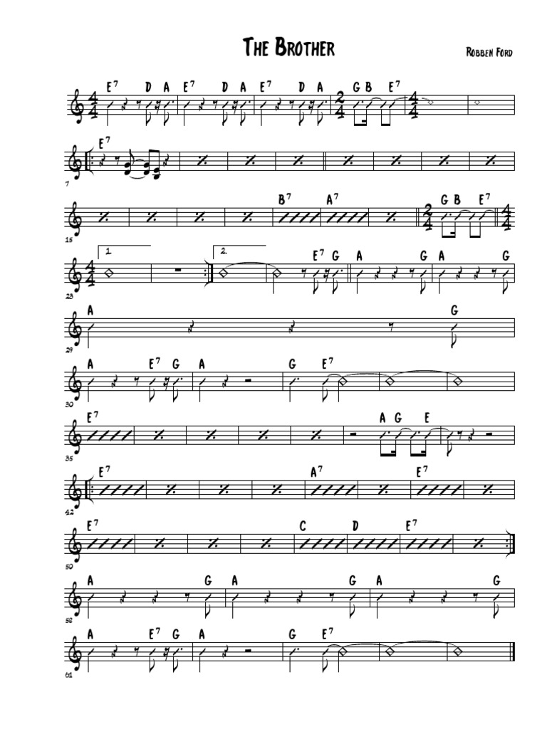 TheBrother Robben Ford | PDF