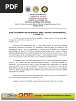 Narrative Report and Pictorials on 3rd Quarter NSED-SEPTEMBER 7, 2023 ...