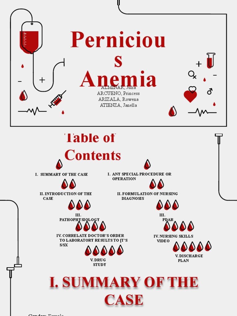 Understanding Pernicious Anemia Case Study | PDF | Anemia | Vitamin B12