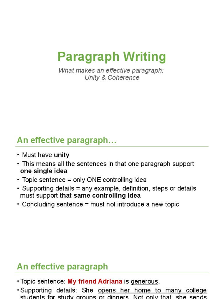 Paragraph Writing 2 | Download Free PDF | Food And Drink Preparation ...