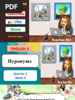 ENGLISH 3 QUARTER 3 WEEK 2 Affixes | PDF | Word | Cognition