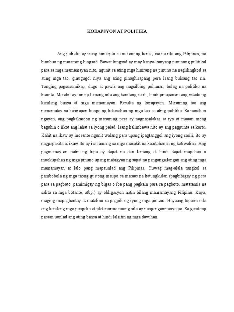 SANAYSAY | PDF