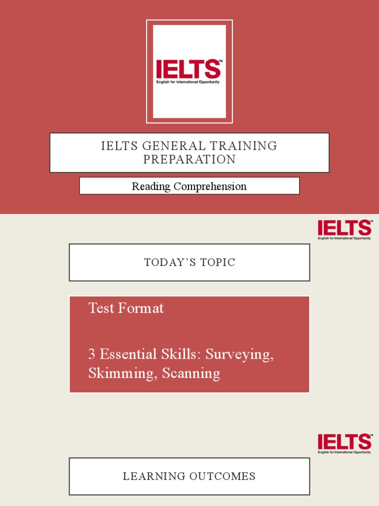 Test Format and 3S Skills | PDF