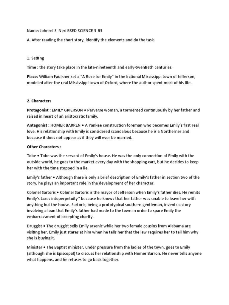 A Rose For Emily | PDF