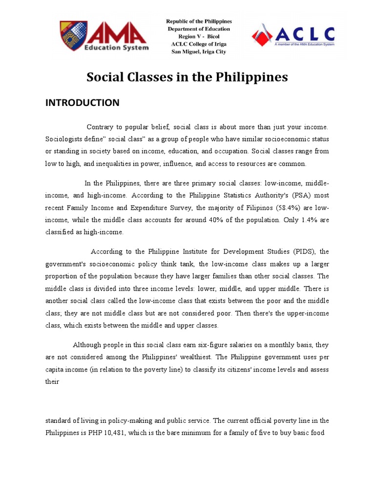 Social Classes in the Philippines Explained | PDF | Spanish Empire ...