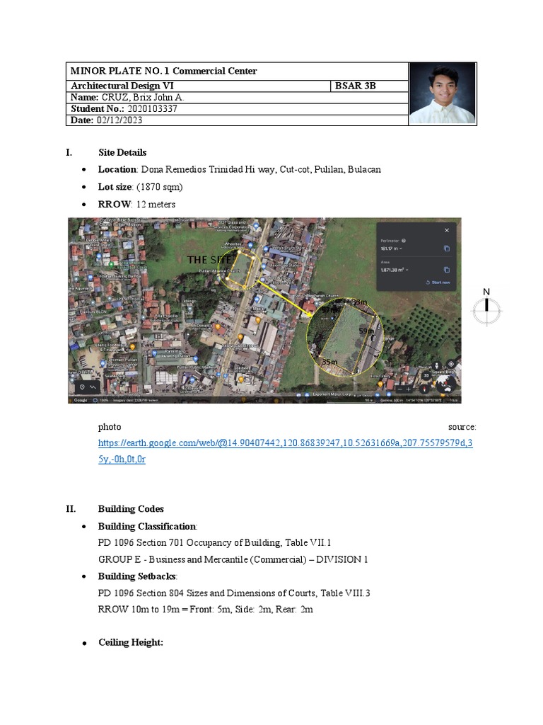 A Proposed Commercial Center | PDF | Stairs | Parking
