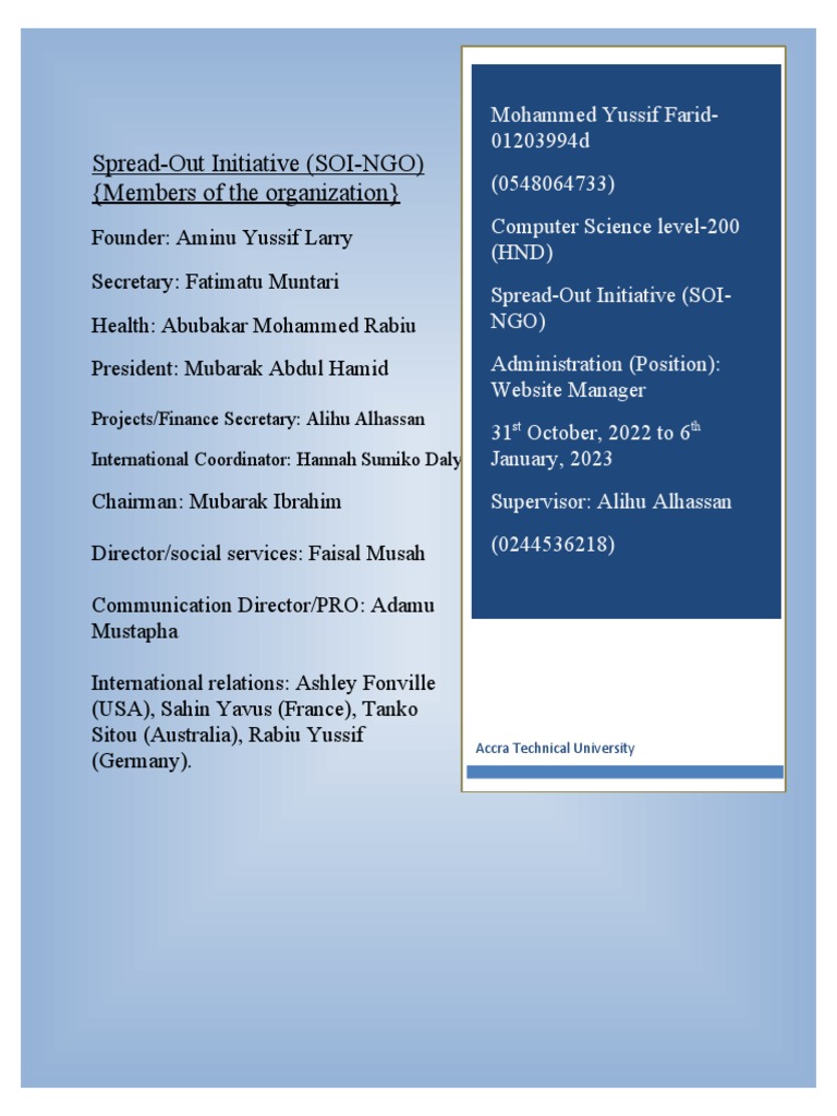 Intern Report | PDF | Websites | Job Hunting