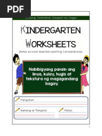 Quarter 2-Week 4 Kindergarten Worksheets | PDF