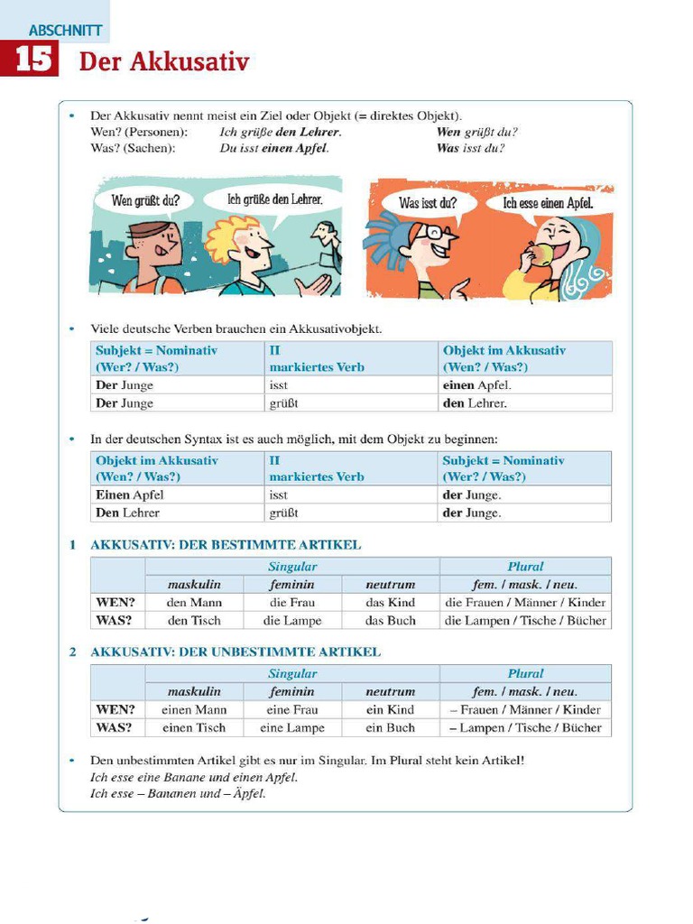 Akk Und Dativ PDF | PDF