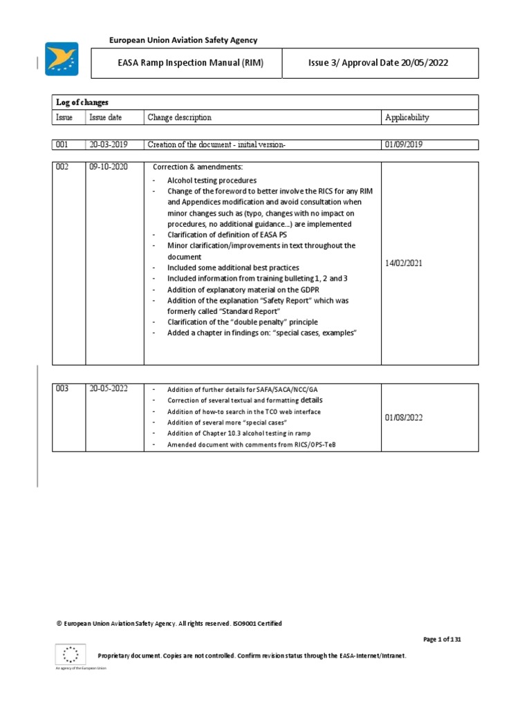 The Ramp Inspection Manual - Issue 3 PDF | PDF | Aviation