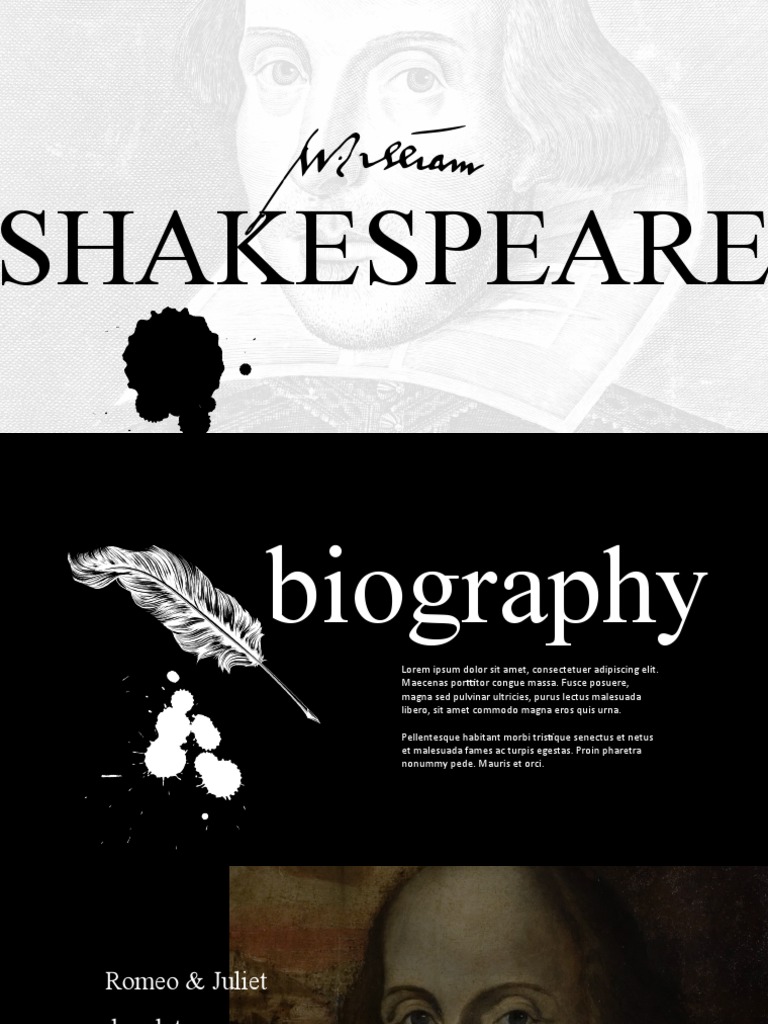 Shakespeare Presentation Pdf